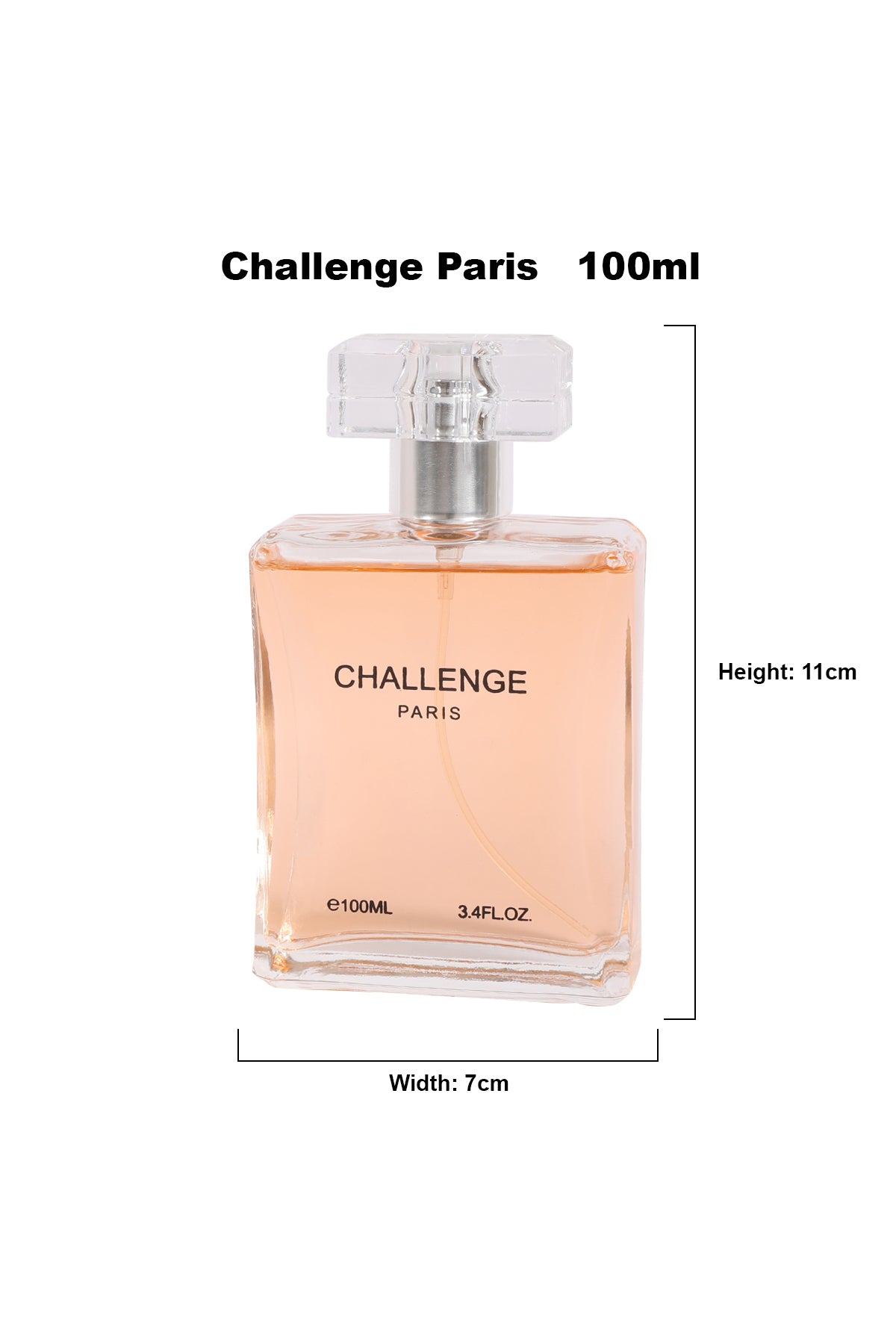 CHALLENGE PARIS SPRAY PERFUME EAU DE PARFUM FOR WOMEN - 100ML/3.4 FL.O ...