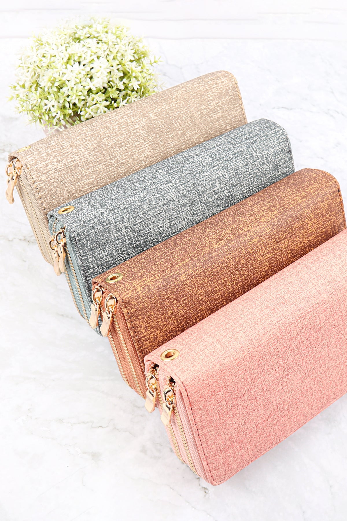 DOUBLE ZIPPER FASHION WALLET – Riah Fashion