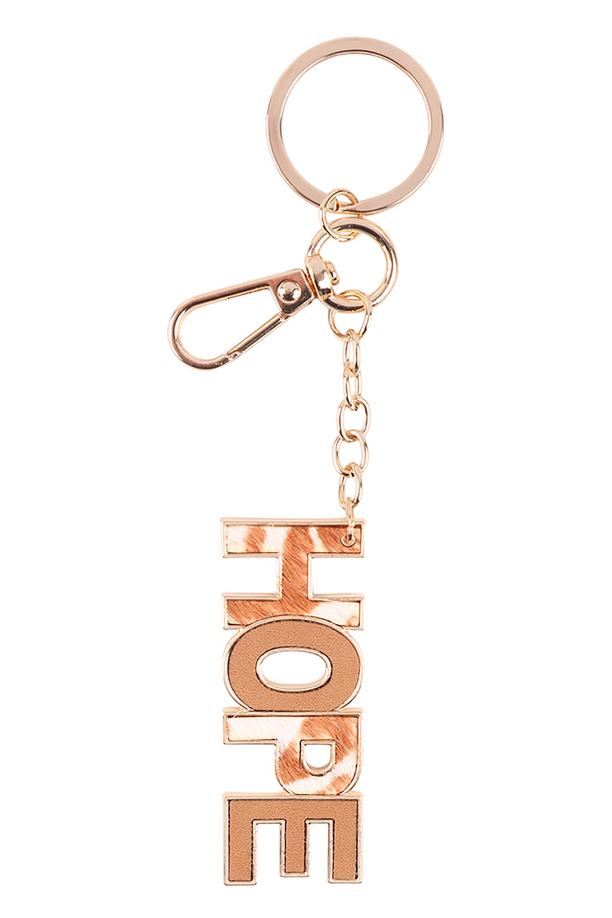 HOPE GENUINE LEATHER CHEETAH KEYCHAIN – Riah Fashion