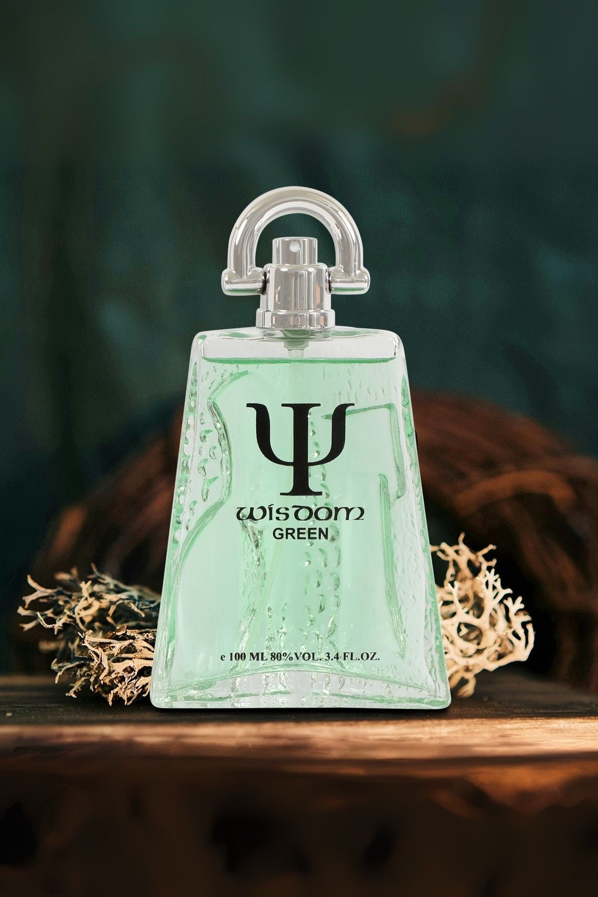 WISDOM GREEN SPRAY PERFUME EAU DE PARFUM FOR MEN - 100ML/3.4 FL.OZ ...