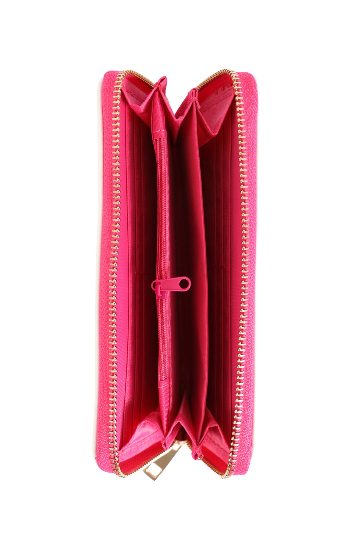 FLAMINGO LEATHER ZIPPER WALLET – Riah Fashion