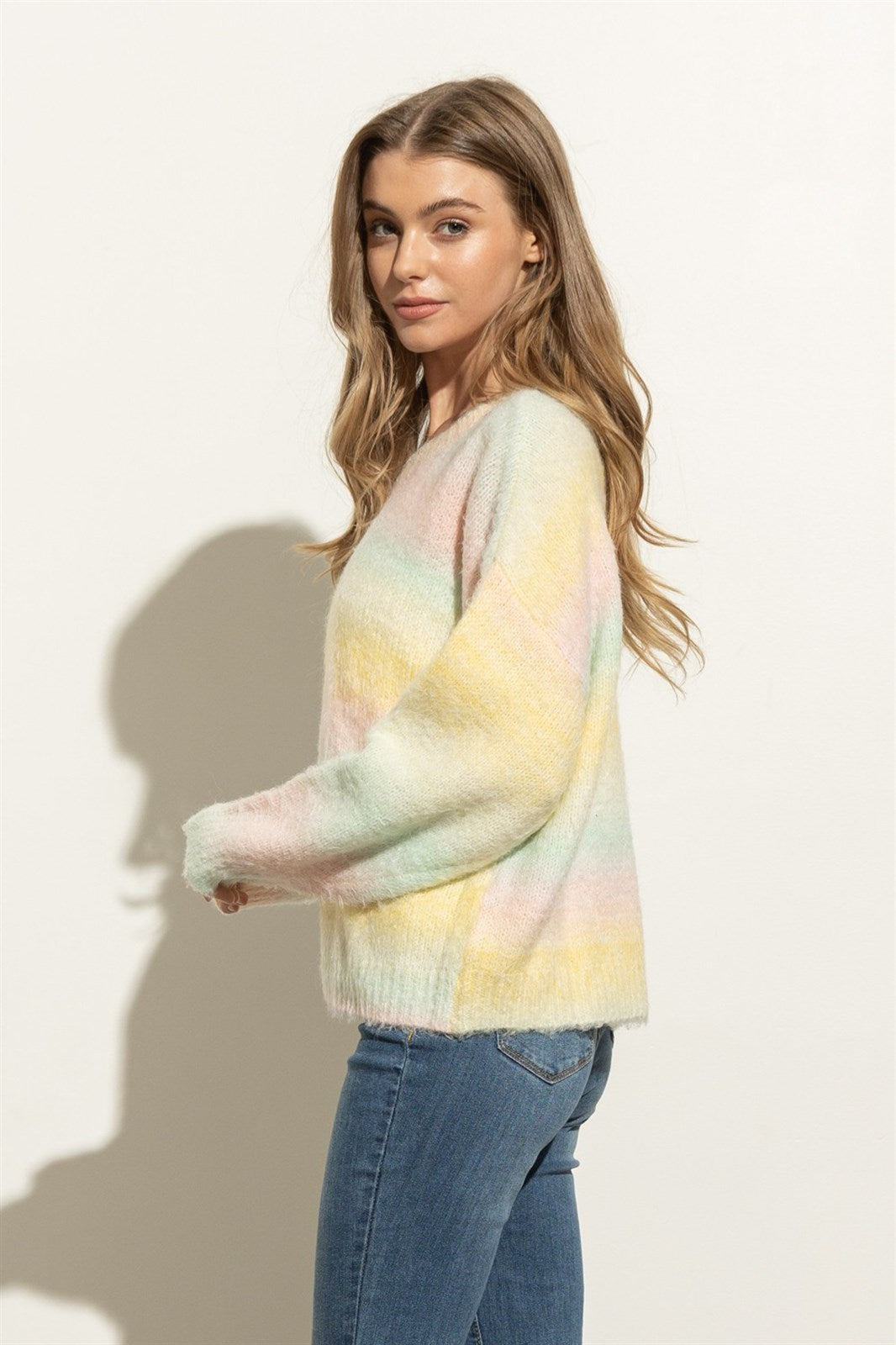 Multi Knit Sweater – Riah Fashion