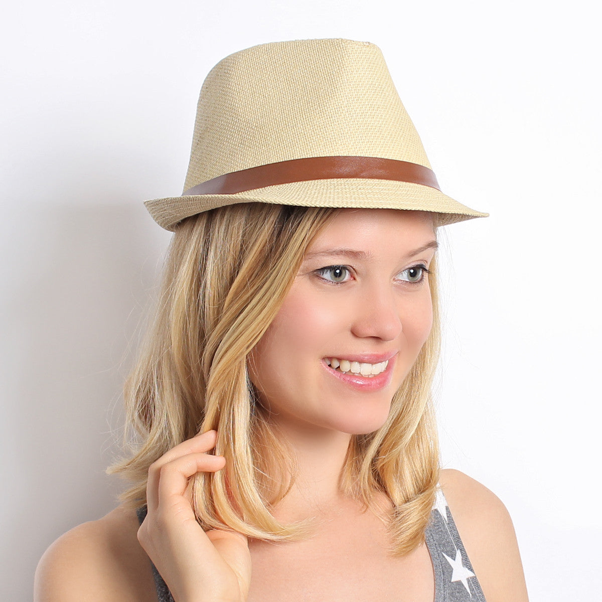 Short Brim Fedora – Riah Fashion