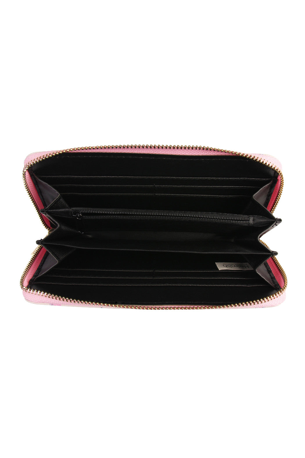 Pink Multi Feathered Zipper Wallet – Riah Fashion