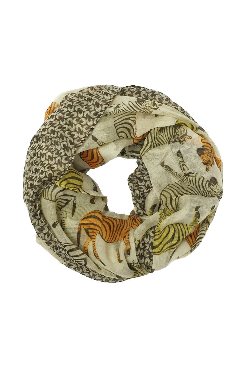 Zebra Print Infinity Scarf – Riah Fashion