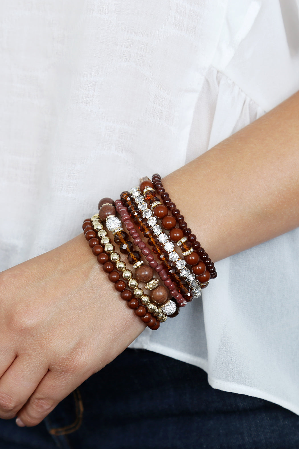 Multicolor Bead Bracelet Set – Riah Fashion