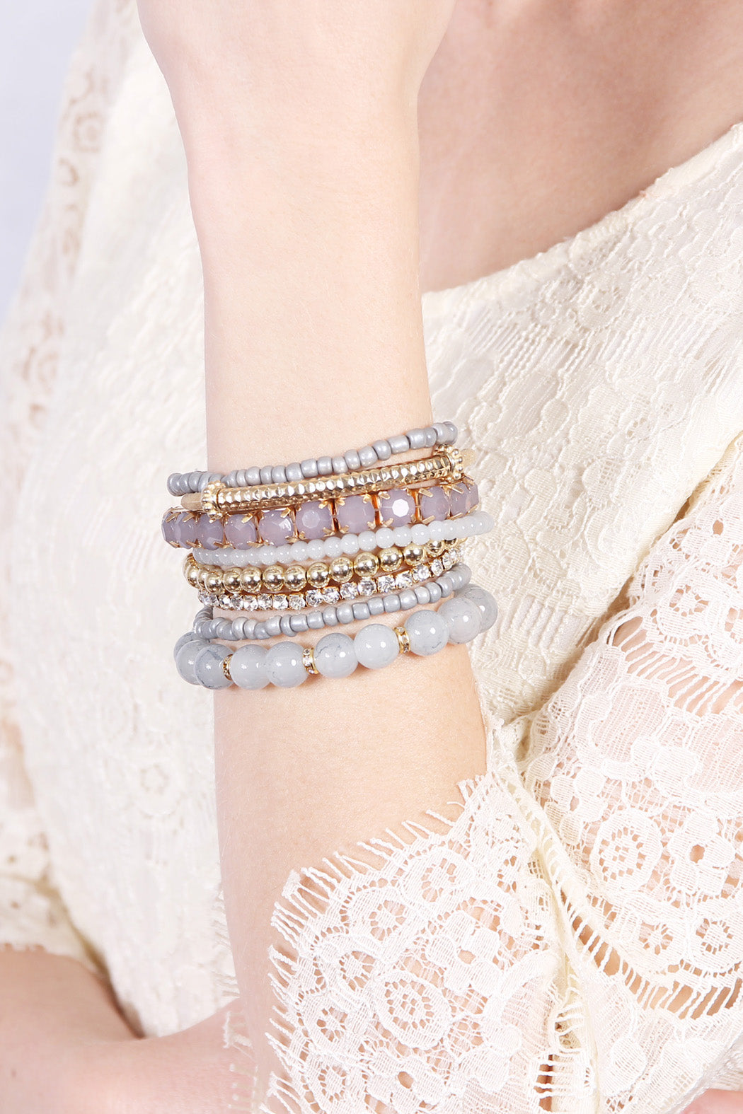 Multicolor Bead Bracelet Set – Riah Fashion