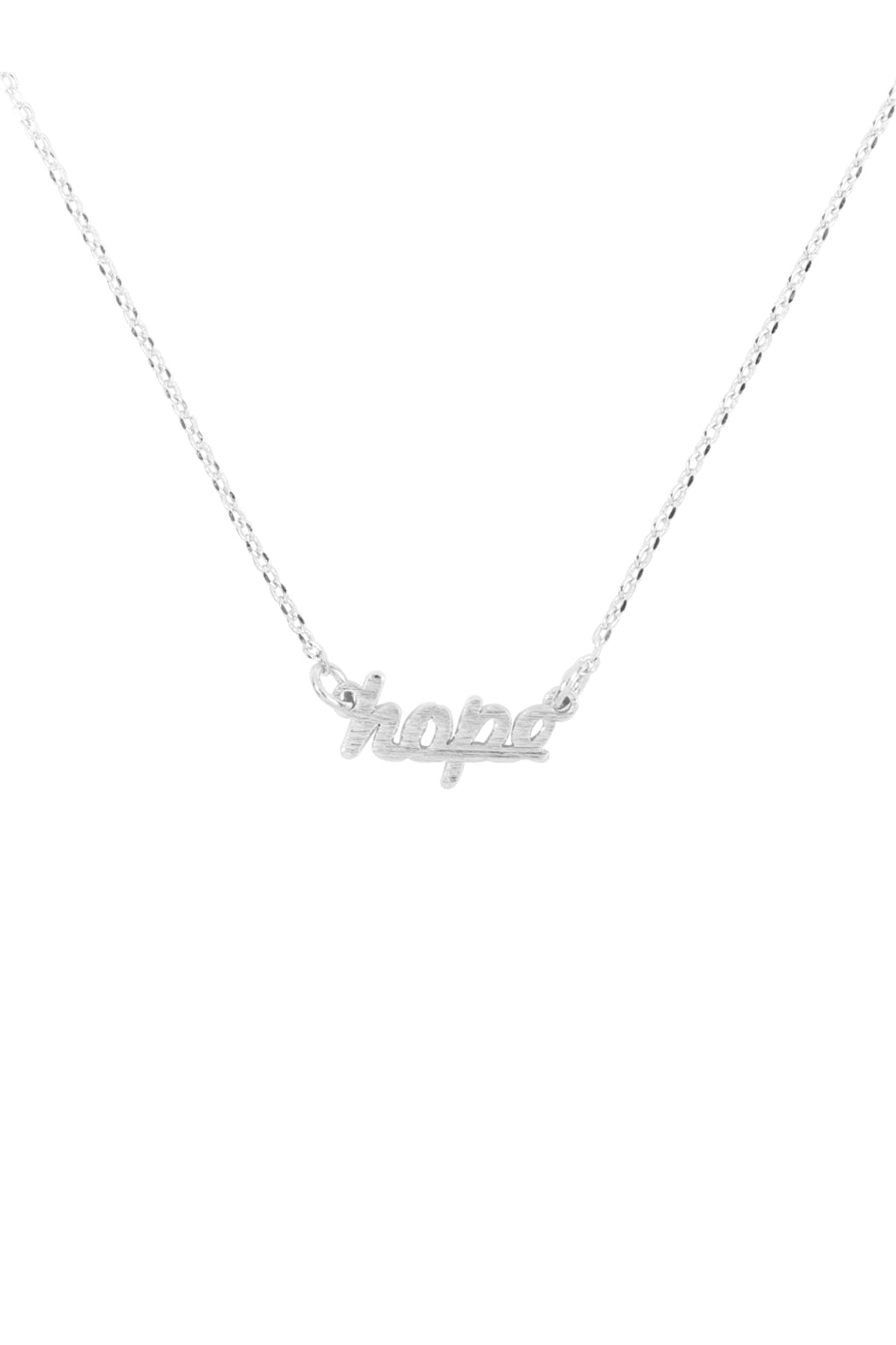 "HOPE" SCRIPT CHAIN NECKLACE – Riah Fashion